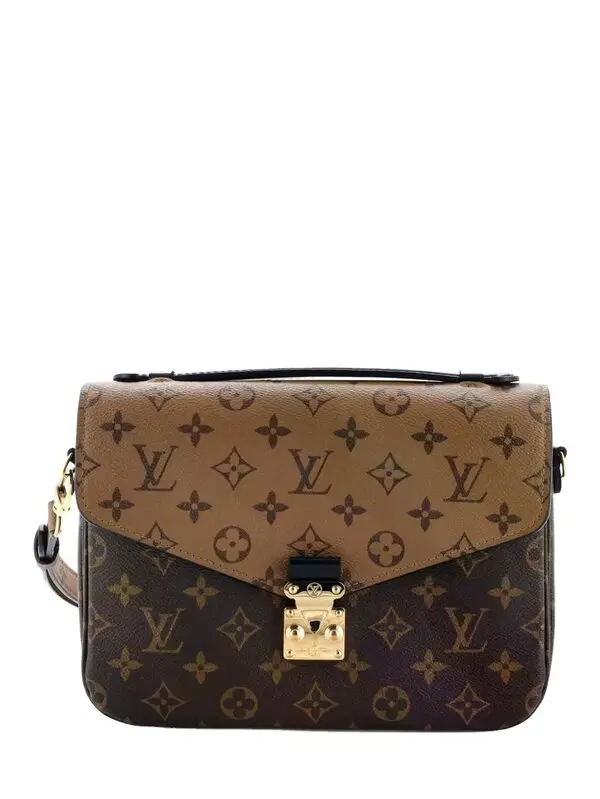 LOUIS VUITTON Pochette Metis Reverse Monogram Canvas Crossbody Bag - Brown
