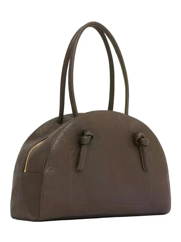 MANSUR GAVRIEL Fortuna Bowling Tote Bag - Brown