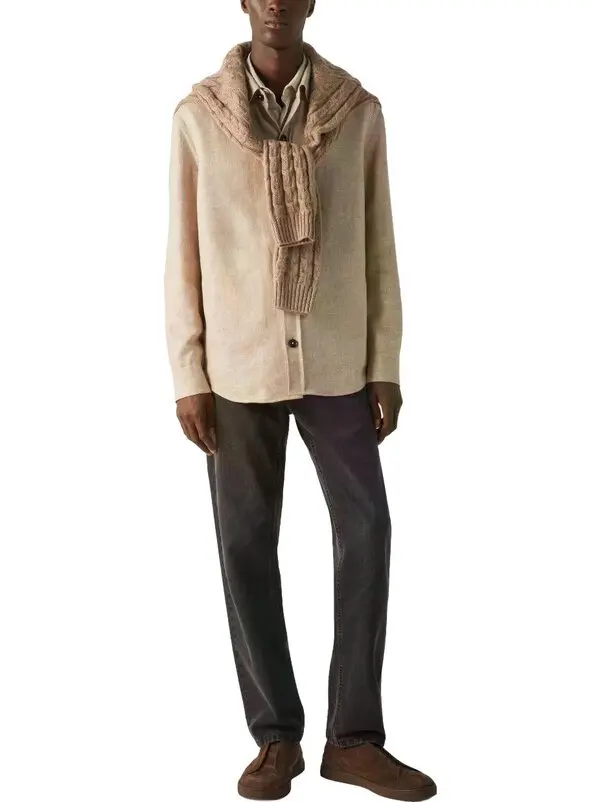 Zegna Long-sleeve Shirt - Neutrals
