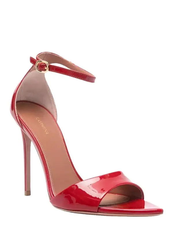 CASTAGNA Aida Ankle Strap Sandals - Red