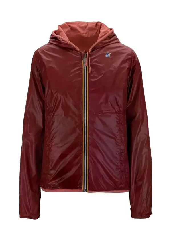 K-WAY Hooded Zip Jacket - Red