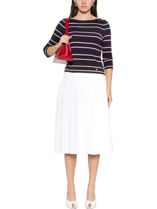 Dior Striped Long Sleeve Top - Blue