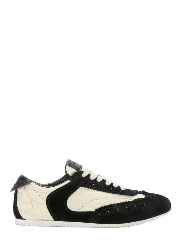 Ermanno Scervino Scalloped Lace-up Sneakers - Black