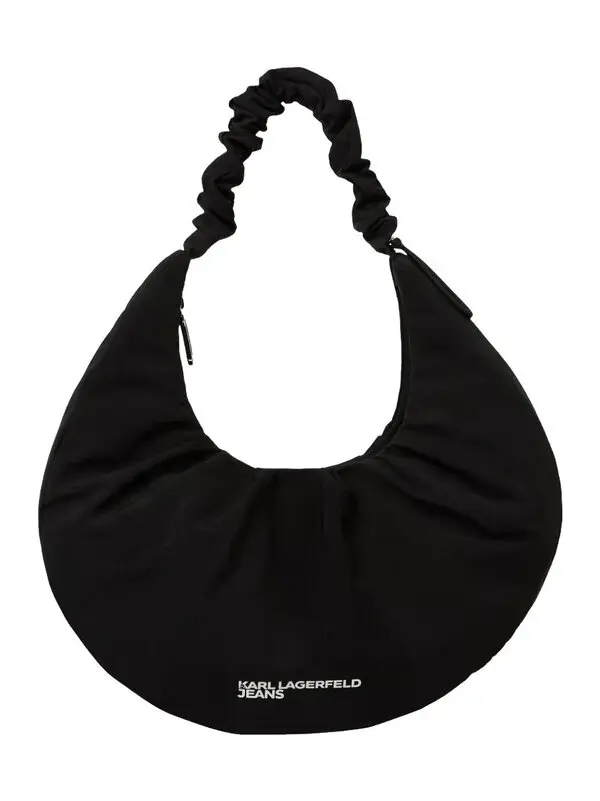 Karl Lagerfeld Logo-print Shoulder Bag - Black