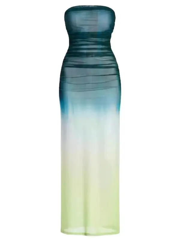 Significant Other Sura Strapless Gradient Maxi Dress - Blue