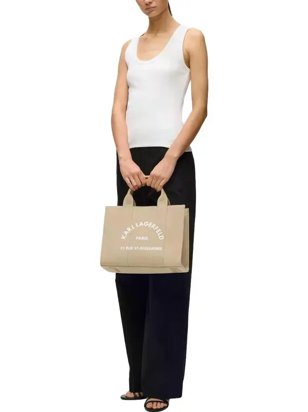 Karl Lagerfeld Rue St-guillaume Tote Bag - Neutrals