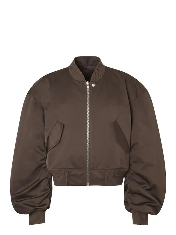 Rick Owens Technical Bomber Jacket - Brown
