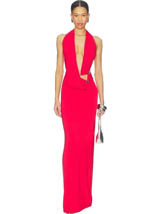 Nbd Sabine Gown In . Also - Red