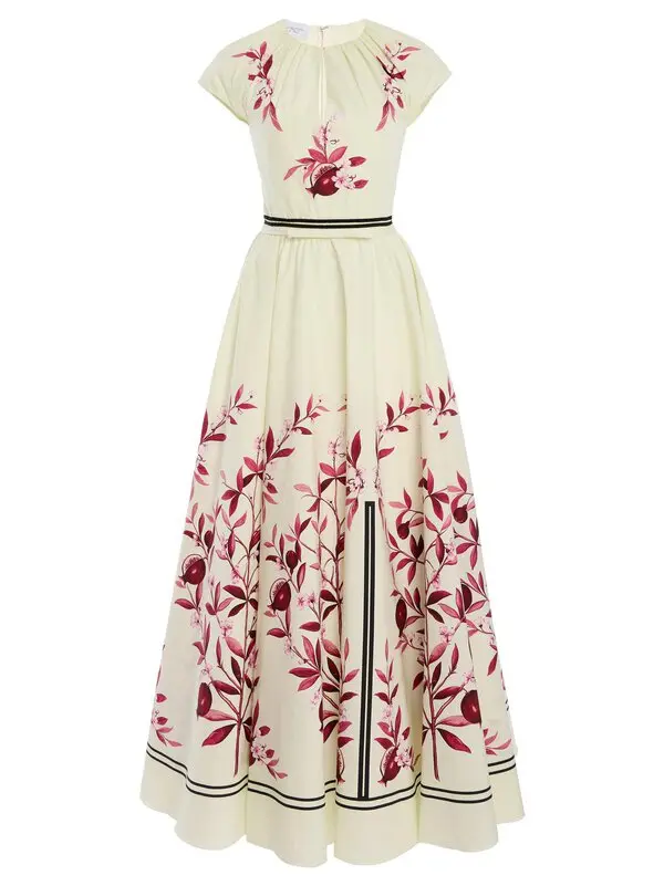 Giambattista Valli Floral Poplin Maxi Dress - Multi