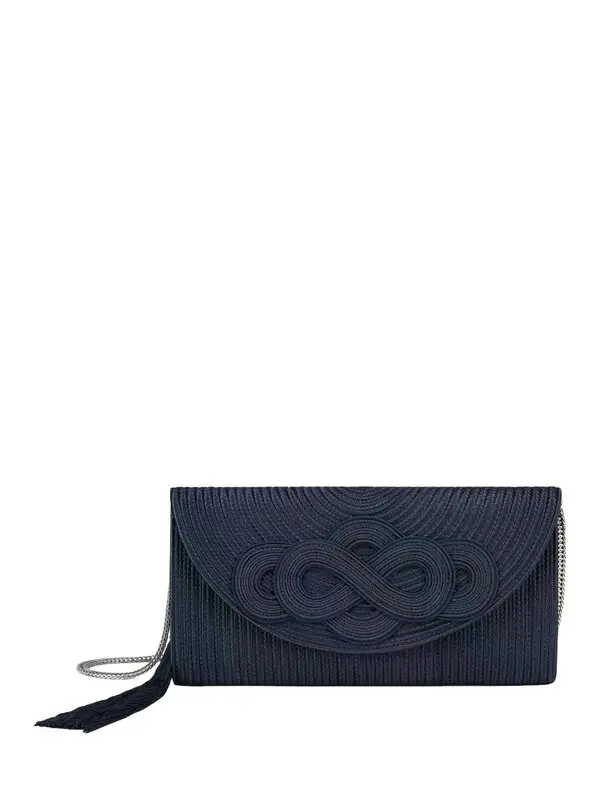 Shanghai Tang Tang Infinity Clutch - Blue