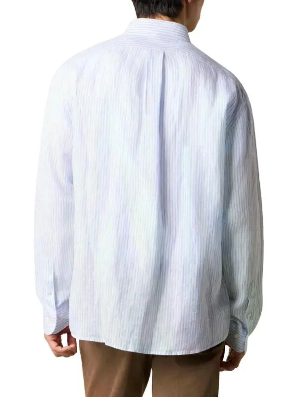 Brooks Brothers Button-down Striped Shirt - Blue
