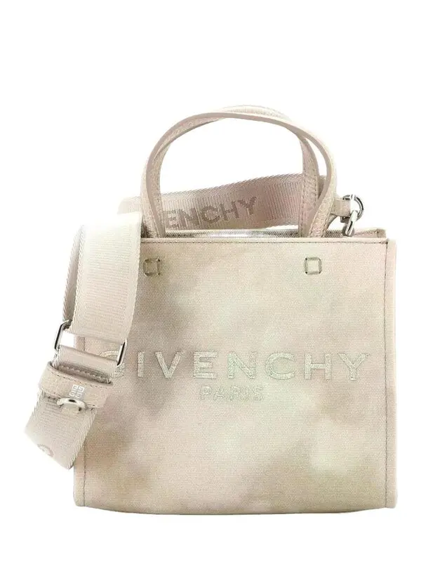 Givenchy G- Canvas Mini Tote Bag - Neutrals