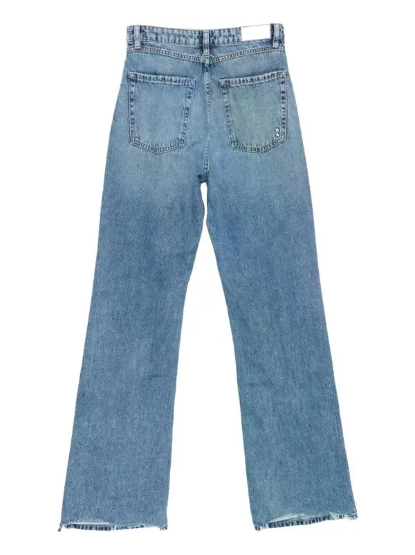 ICON DENIM LOS ANGELES Raw Edge Trousers - Blue
