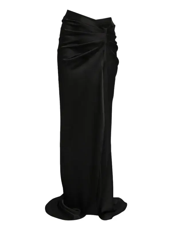 M.MARQUISE Gigi Twisted Maxi Skirt - Black