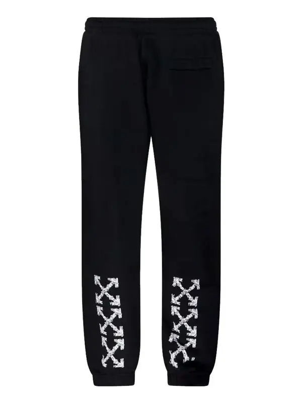Off-White Arrow Drawstring Track Pants - Black