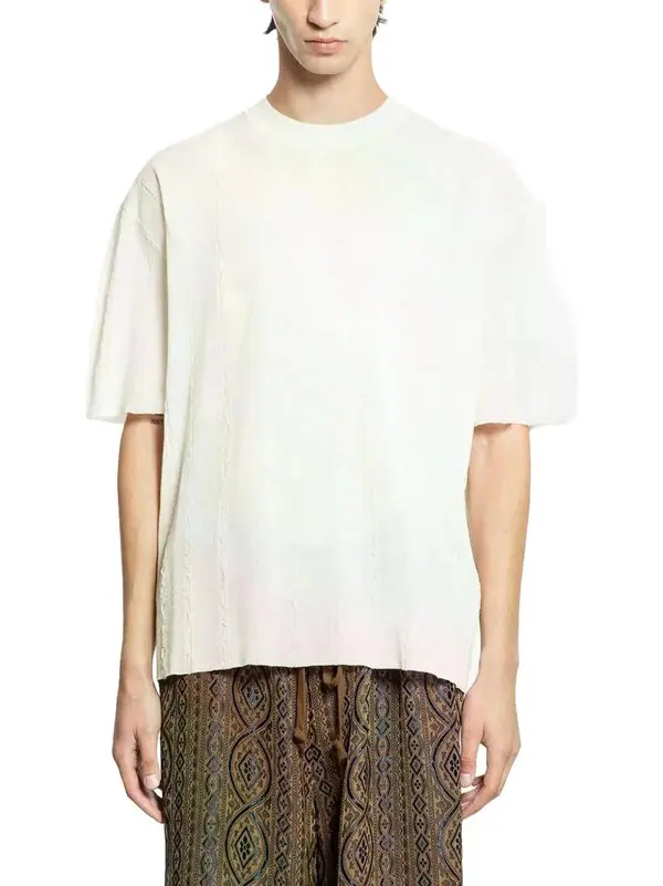 UMA WANG Short-sleeve T-shirt - Neutrals