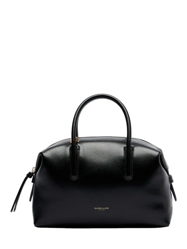 DEMELLIER Stockholm Small Leather Top-handle Bag - Black