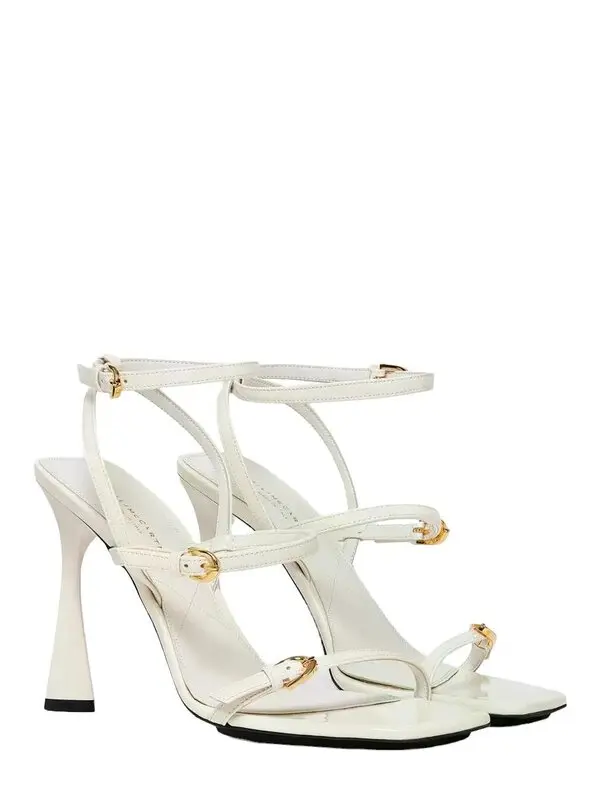 Stella McCartney 103mm Buckled Heeled Pumps - Neutrals