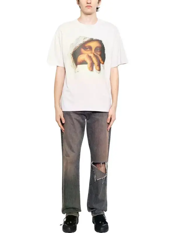 MELT Graphic-print T-shirt - Neutrals