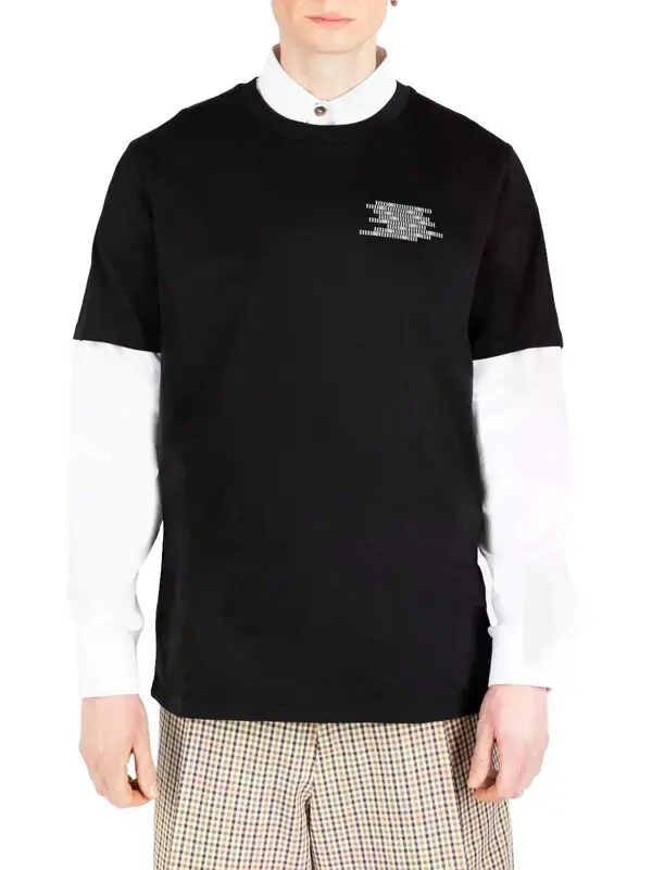 SOCIETE ANONYME Crewneck T-shirt With Short Sleeves - Black