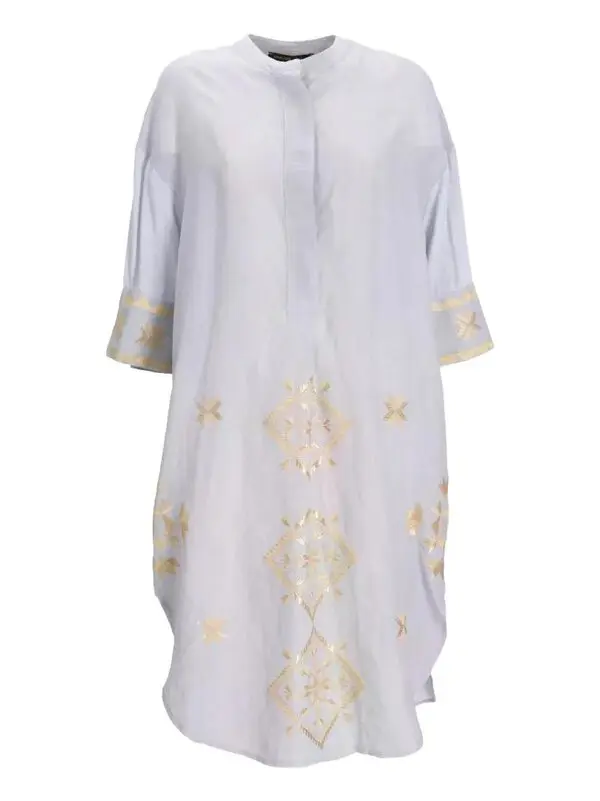 Greek Archaic Kori Lefkada Tunic - Grey