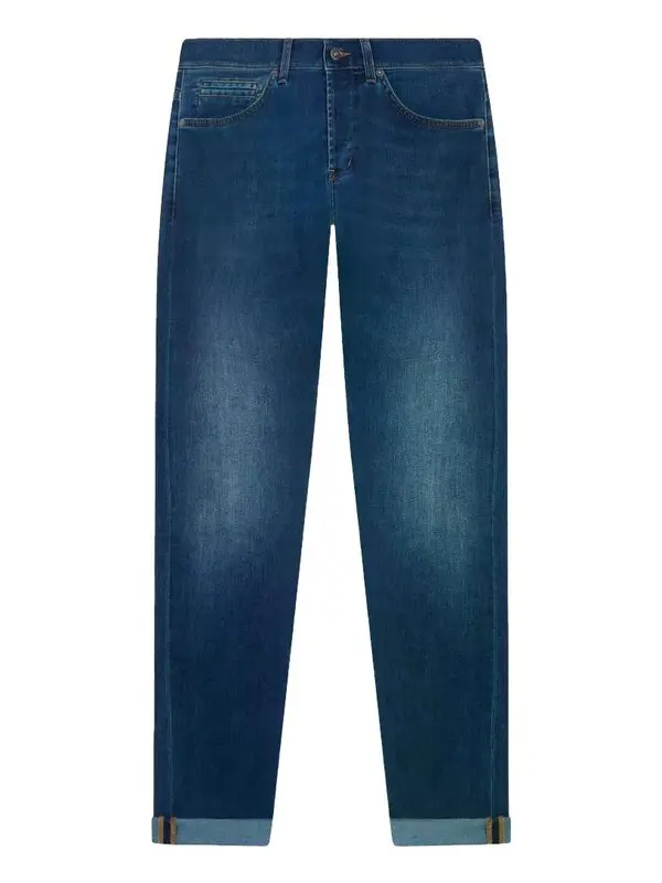 DONDUP Pocket Cuffed Trousers - Blue
