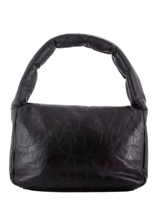 Balenciaga Padded Leather Shoulder Bag - Black