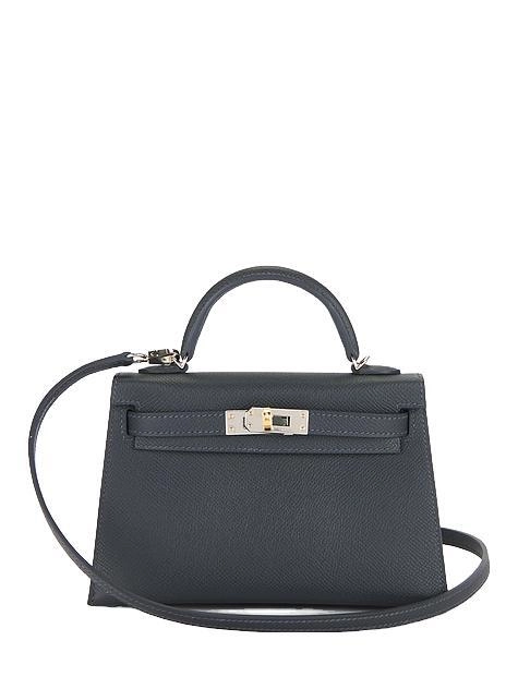 FWRD RENEW Hermes Epsom Kelly 20 Handbag - Grey