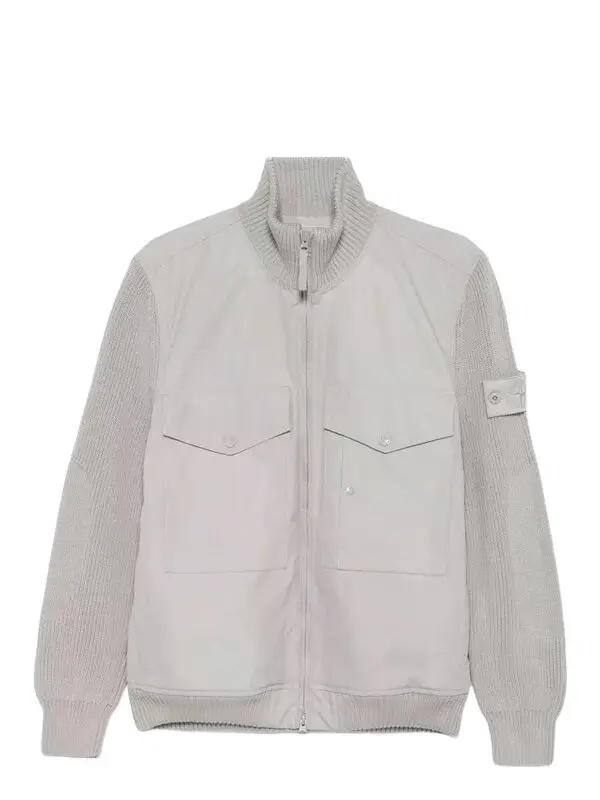 Stone Island Logo-patch Jacket - Grey