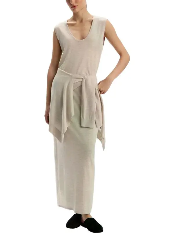 12 STOREEZ Scoop-neck Tank Top - Neutrals