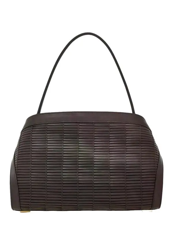 FERRAGAMO Hug Soft Woven Tote Bag - Brown