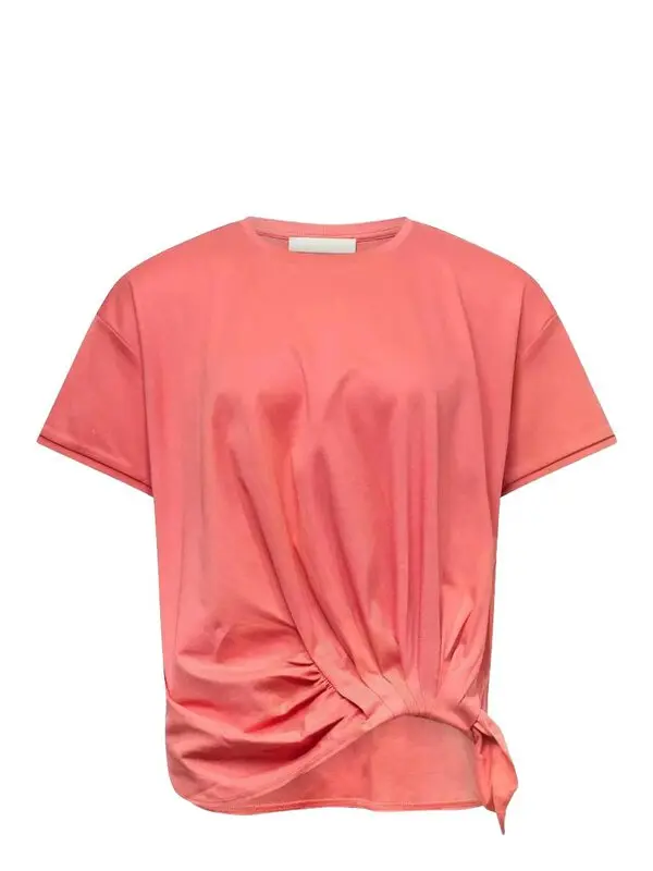 CLUB21 Side-tie T-shirt - Orange