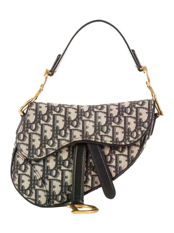 Dior Mini Saddle Handbag - Blue