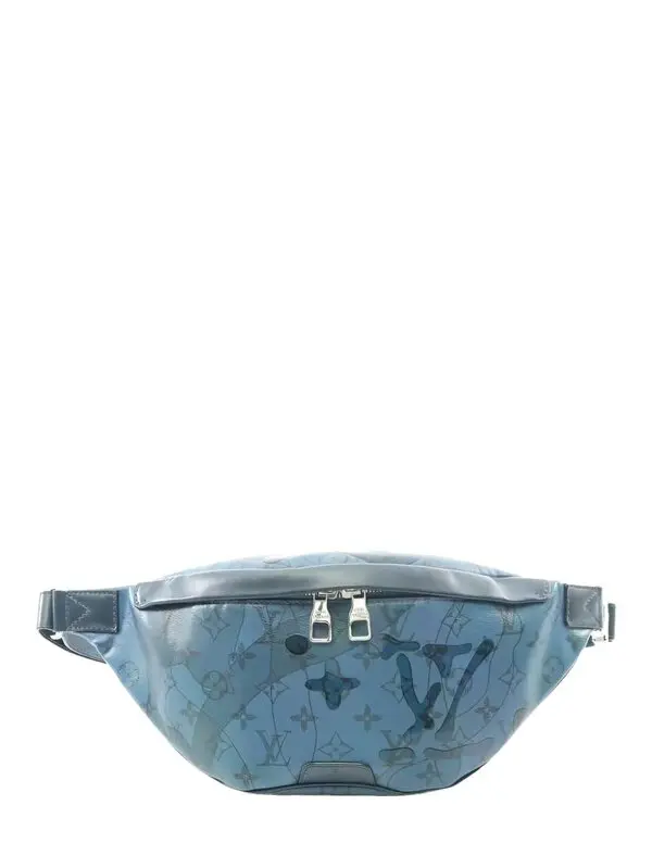 LOUIS VUITTON Discovery Monogram Aqua Garden Belt Bag - Blue