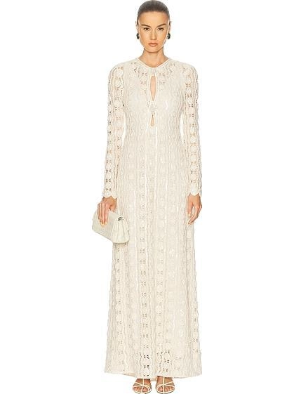 Alexis Niccola Dress - Beaded Macrame
