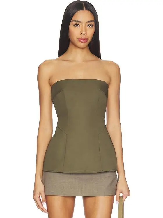 EAVES Nadia Top - Olive