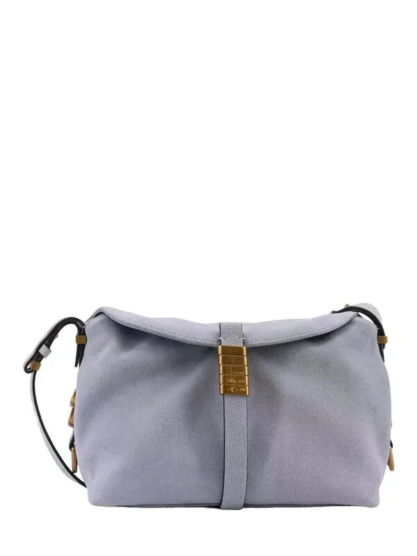 Pinko Logo-lettering Shoulder Bag - Blue