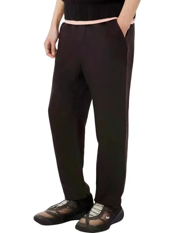 Lacoste Elasticated Trousers - Brown