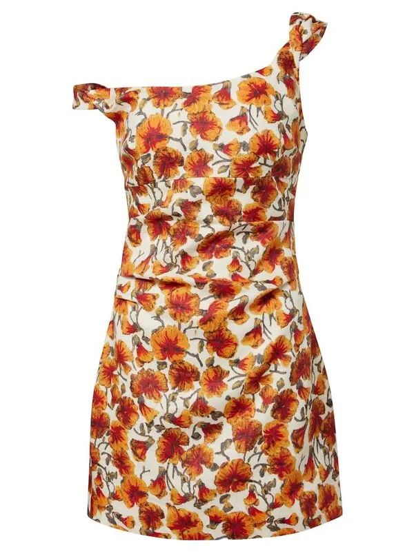 SIR. Jara Floral Linen Mini Dress - Multicoloured