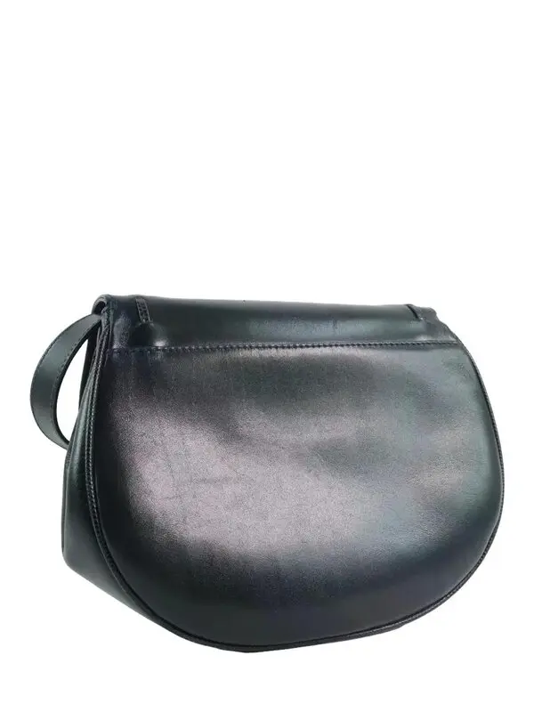 FERRAGAMO Calfskin Vara Crossbody Bag - Blue