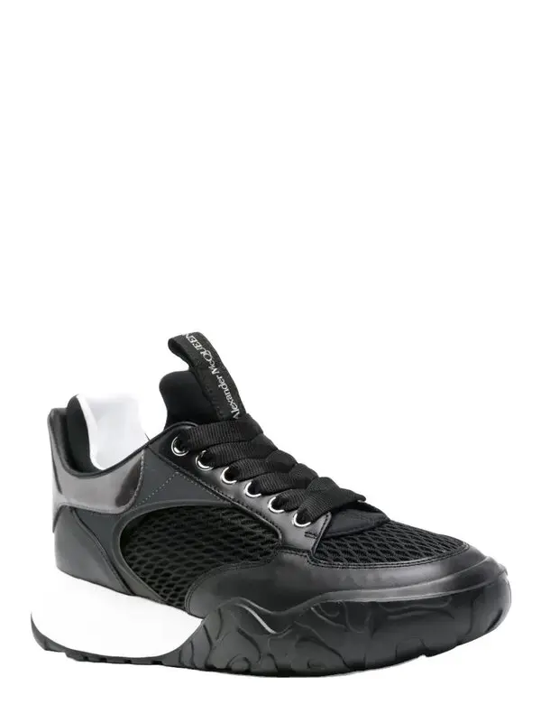 Alexander McQueen Panelled Chunky Sneakers - Black