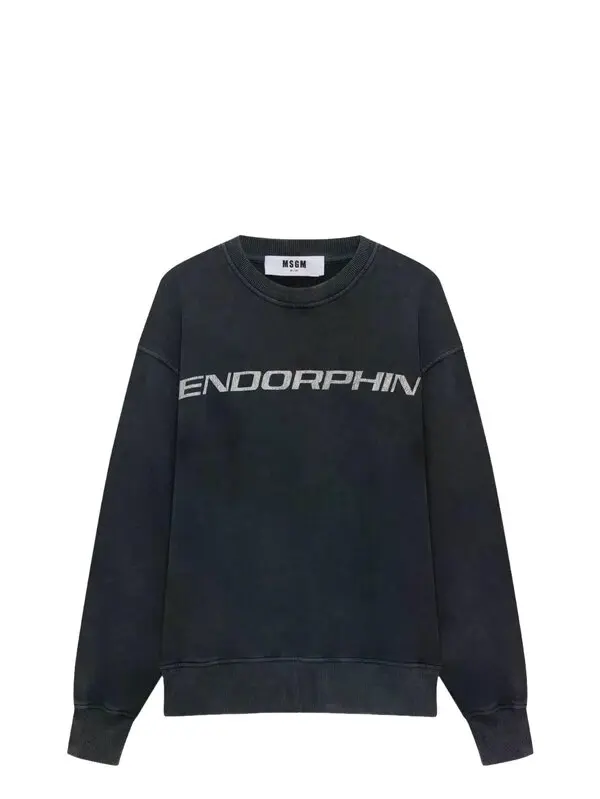 MSGM Round-neck Sweatshirt - Grey