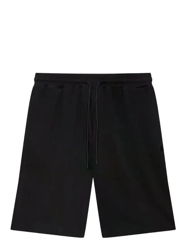 MSGM Drawstring Logo-detail Shorts - Black