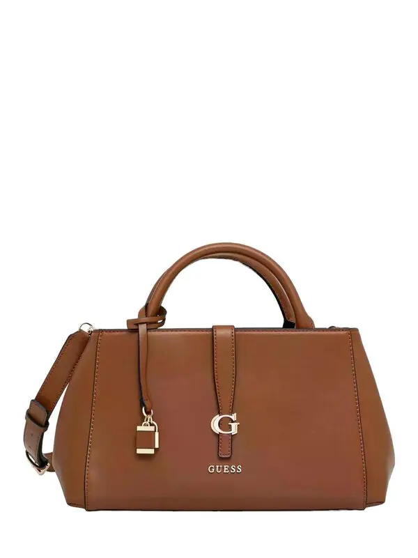 Guess Small Woven Tote Bag - Neutrals