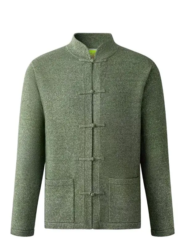 Shanghai Tang Forest Knotted Cardigan - Green