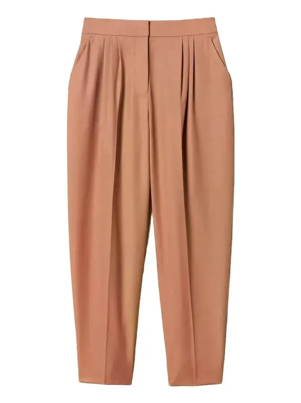 TWINSET Pleated Trousers - Brown