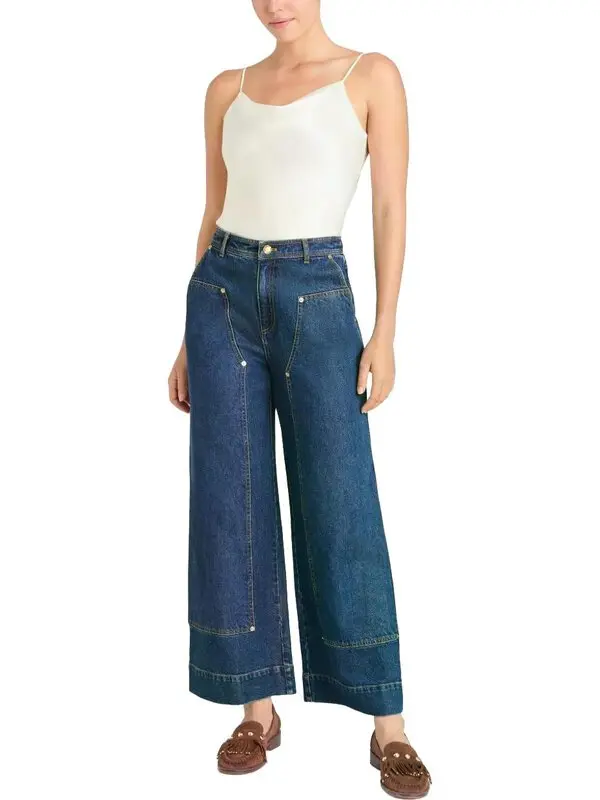 Cinq À Sept Ryker Panelled Jeans - Blue