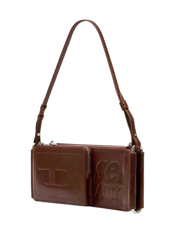 DIESEL® Flag-d Shoulder Bag - Brown