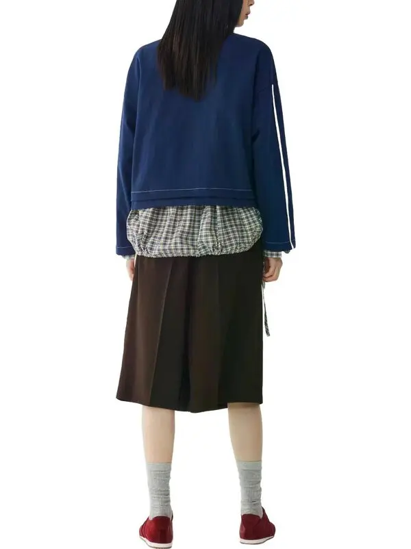 STUDIO TOMBOY Duck Graphic Print Sweatshirt - Blue
