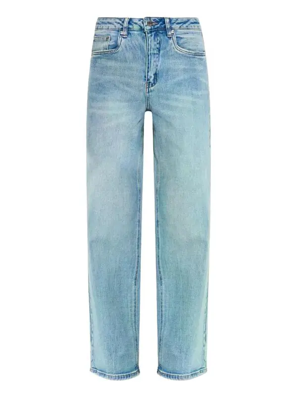 GESTUZ Washed Denim Jeans - Blue